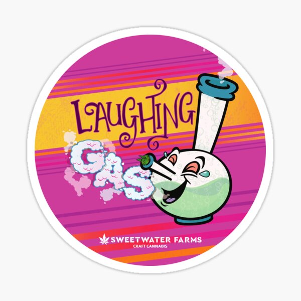 Laughing Gas Sticker For Sale By Sweetwaterfarms Redbubble