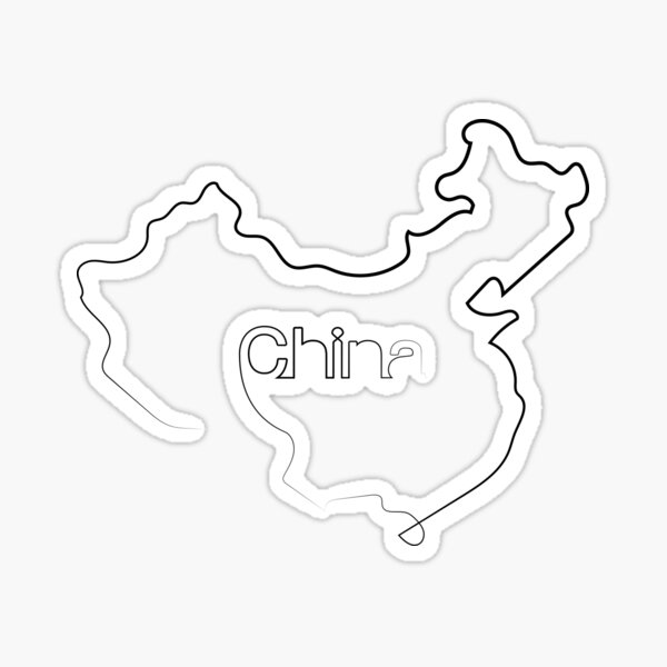 "China Map | One Line Art | One Line Artist | Minimal Art | Map Of ...