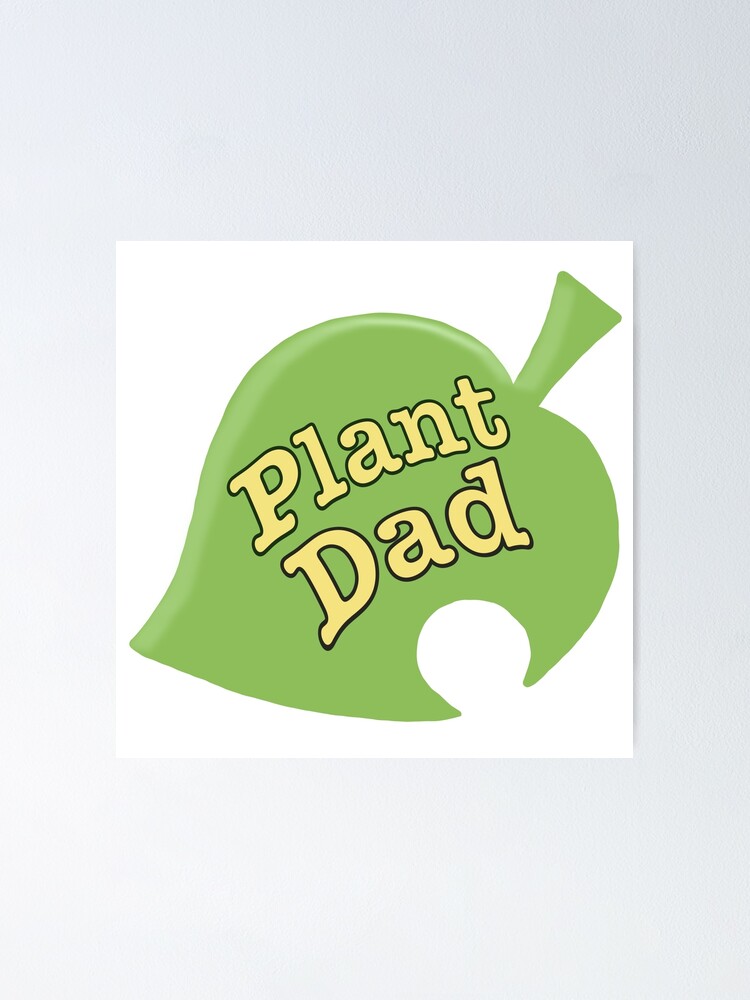 "Plant dad sticker" Poster by paintingpages | Redbubble