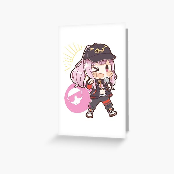"Mori Calliope Drip - Hololive VTuber" Greeting Card by Svendaa | Redbubble