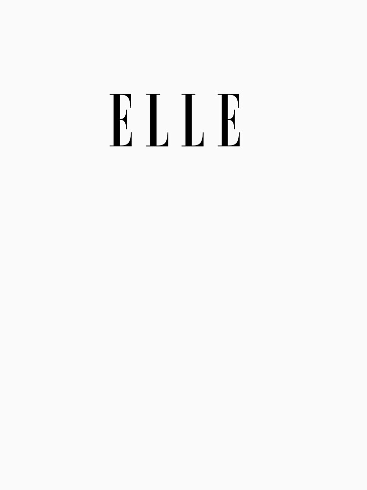 "Elle Magazine logo" T-shirt for Sale by Quelle | Redbubble
