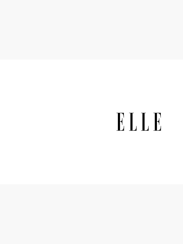 Revista Elle Logo Elle UK Sept 1989 Original Vintage Mode Magazin