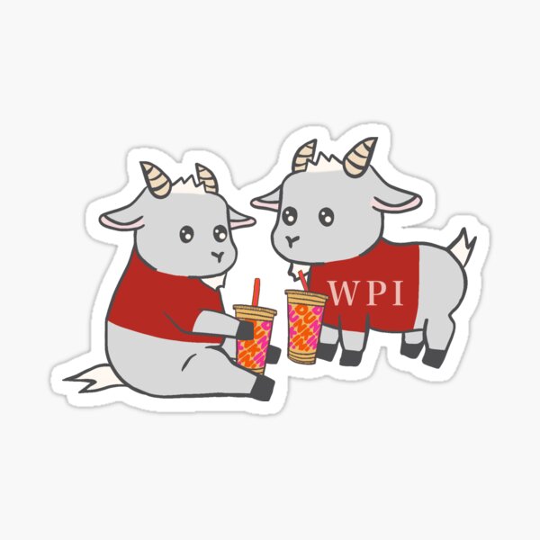 Wpi Goats Stickers | Redbubble