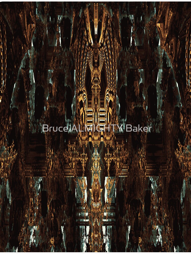 "FRACTAL-1662903 by Bruce Ashman Baker" Sticker for Sale by ...