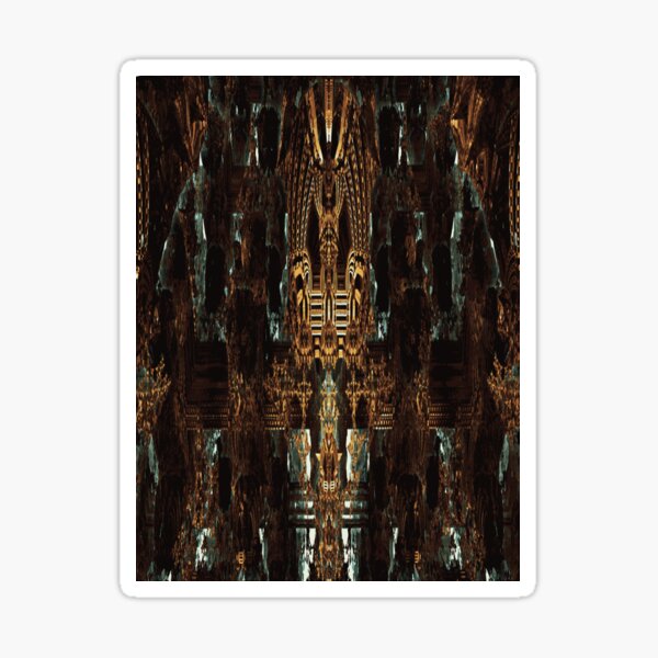 "FRACTAL-1662903 by Bruce Ashman Baker" Sticker for Sale by ...