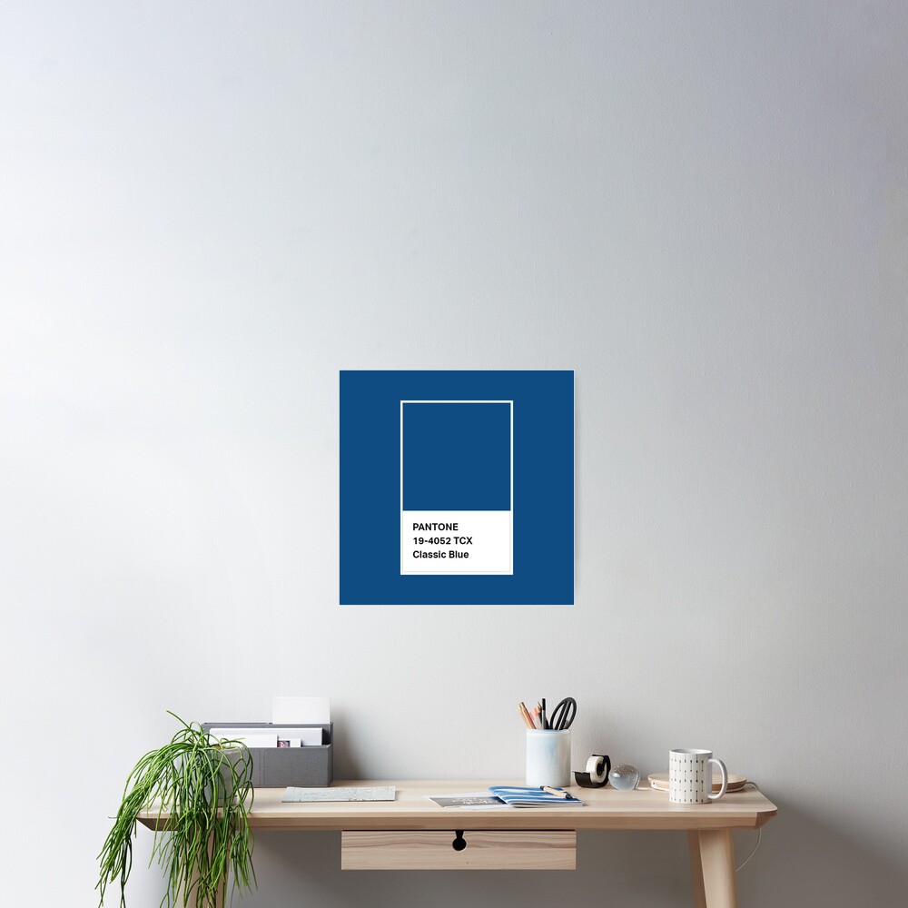 Póster «Pantone Color 19-4052 TCX Classic Blue (Color del año 2020)» de ...