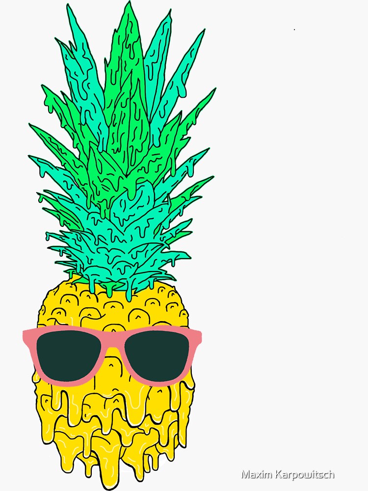 "Pineapple juice" Sticker by Maximka112 | Redbubble