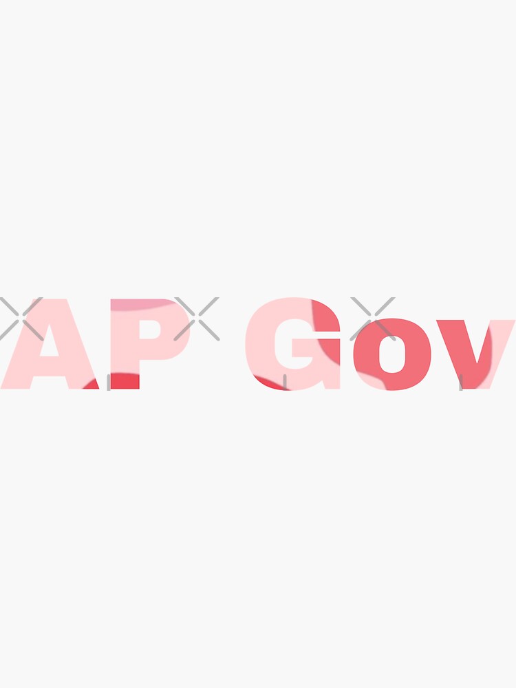 "Pink Cow Print AP Gov" Sticker by gretchenellaxx | Redbubble