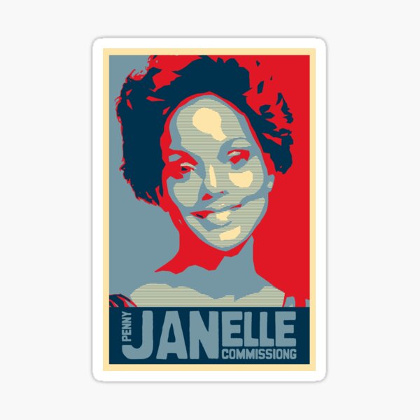 "National Icons | Janelle Penny Commissiong" Sticker for Sale by ...
