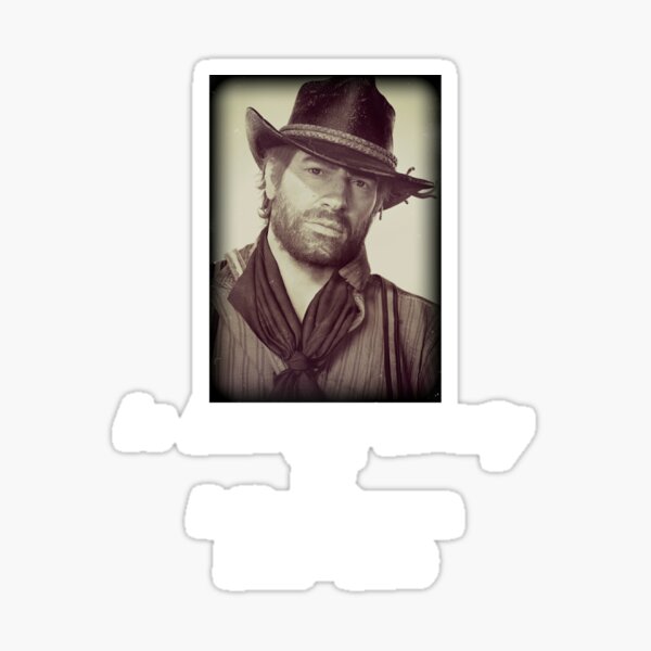 "Arthur Morgan Tribute" Sticker for Sale by JohnnyBigNuts | Redbubble