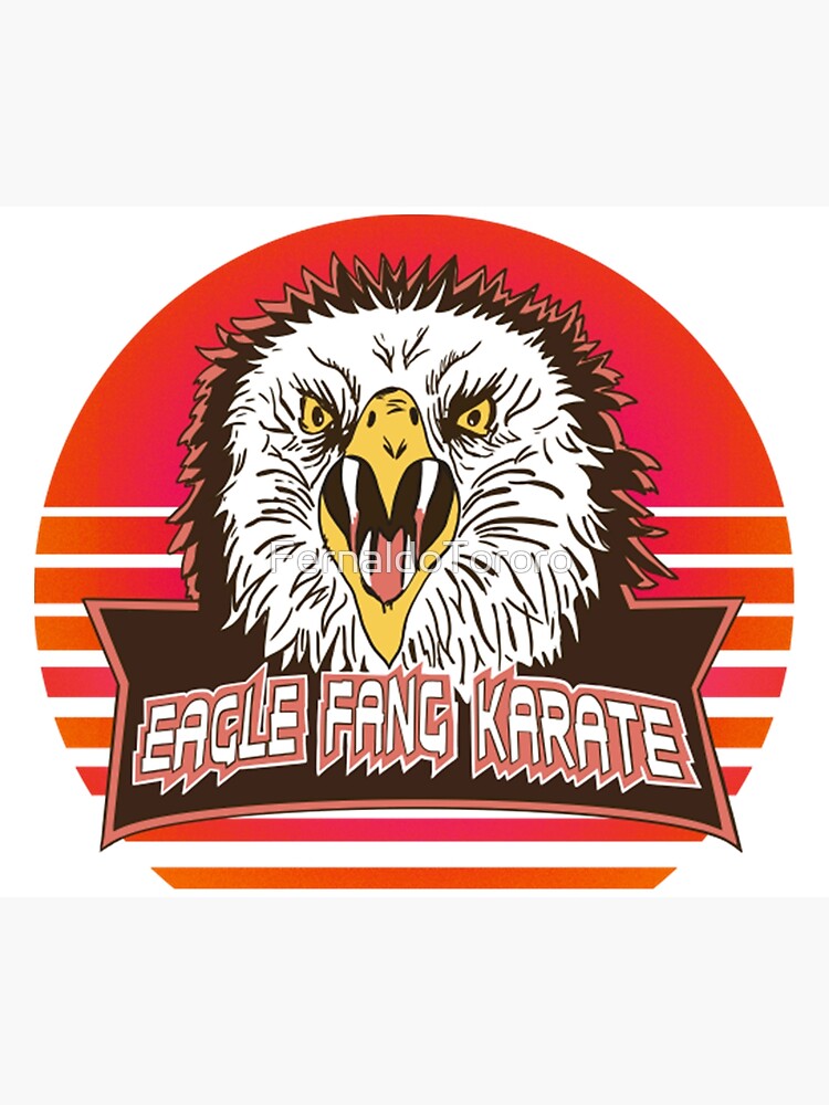 "Eagle Fang Karate Retro Logo" Art Print for Sale by FernaldoTororo | Redbubble