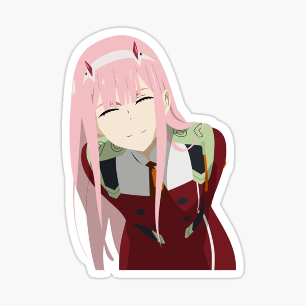 "Zero Two" Sticker for Sale by OtakuState | Redbubble