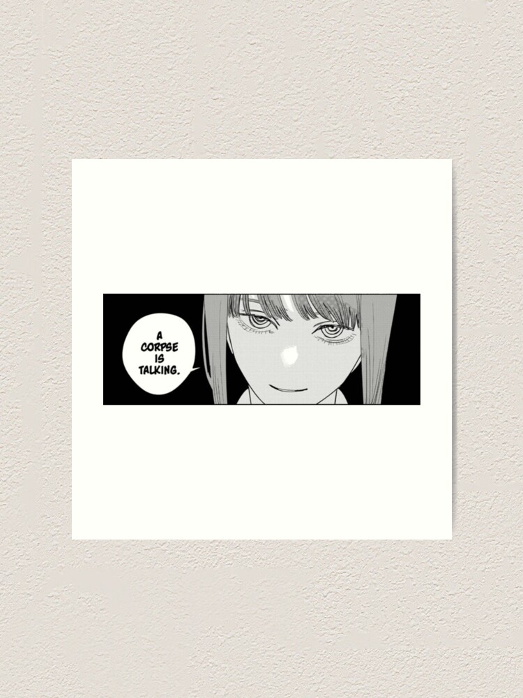 "Chainsaw Man Makima Manga Panel" Art Print by animeshoppu | Redbubble
