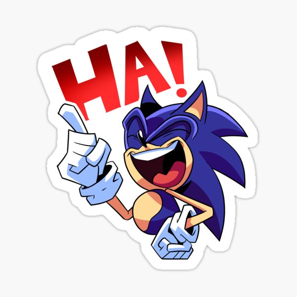 ""HA!" " Sticker for Sale by miitoons | Redbubble