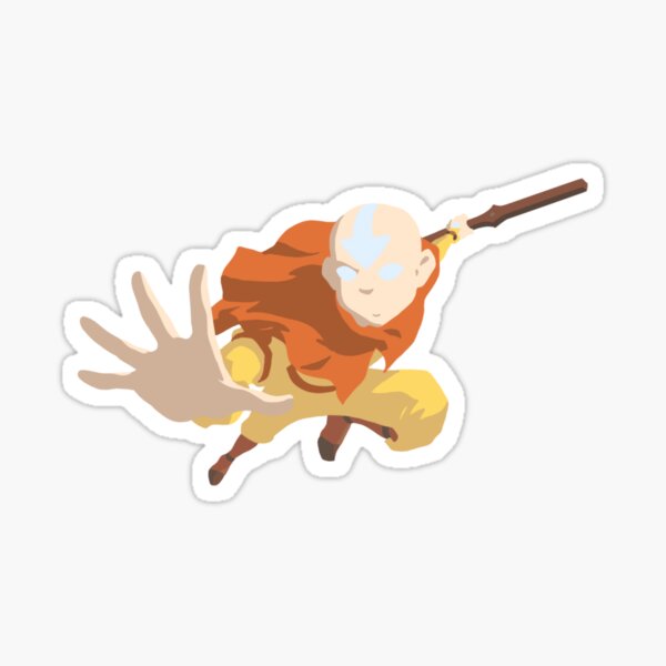 "Avatar Aang" Sticker by maryep2001 | Redbubble