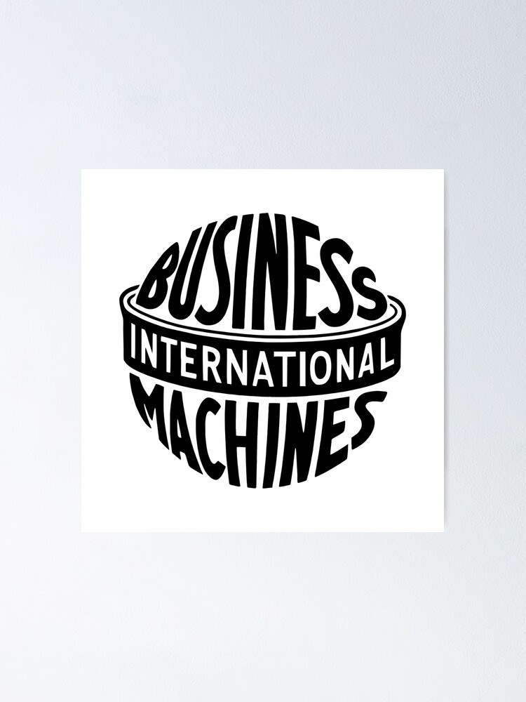 "BEST SELLER - IBM Merchandise" Poster for Sale by PortLokoaMoon ...