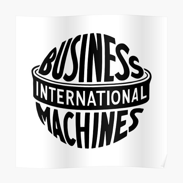 "BEST SELLER - IBM Merchandise" Poster for Sale by PortLokoaMoon ...