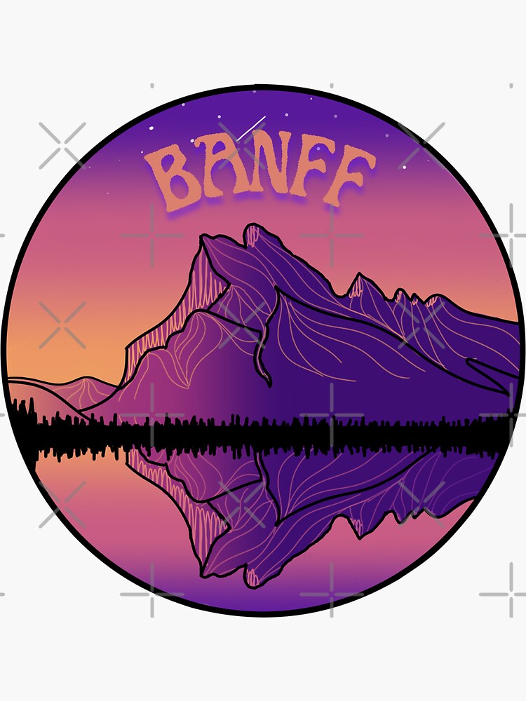 "Banff" Sticker for Sale by bnavarro-art | Redbubble