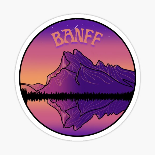 "Banff" Sticker for Sale by bnavarro-art | Redbubble