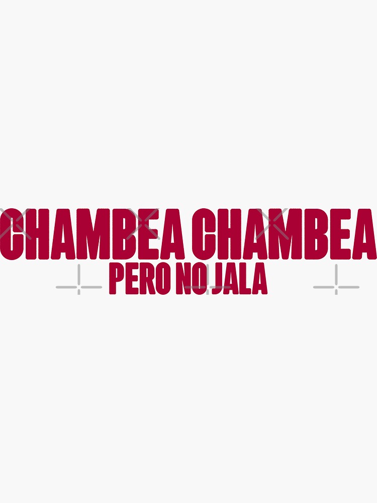 "Bad Bunny Chambea But No Jala Reggaeton" Sticker for Sale by ...