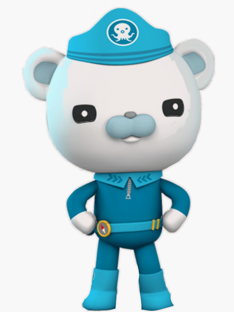"The octonauts captain Barnacles" Sticker for Sale by Naresh-pinjani ...
