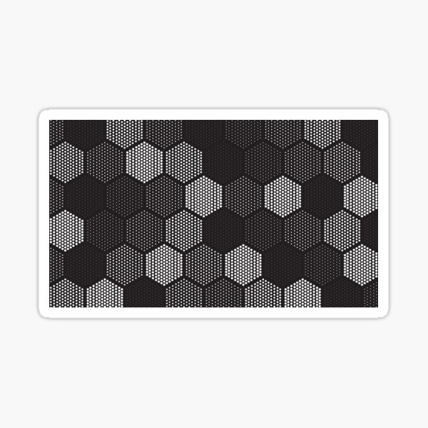 "Abstract Hexagons" Sticker by Peekonet | Redbubble