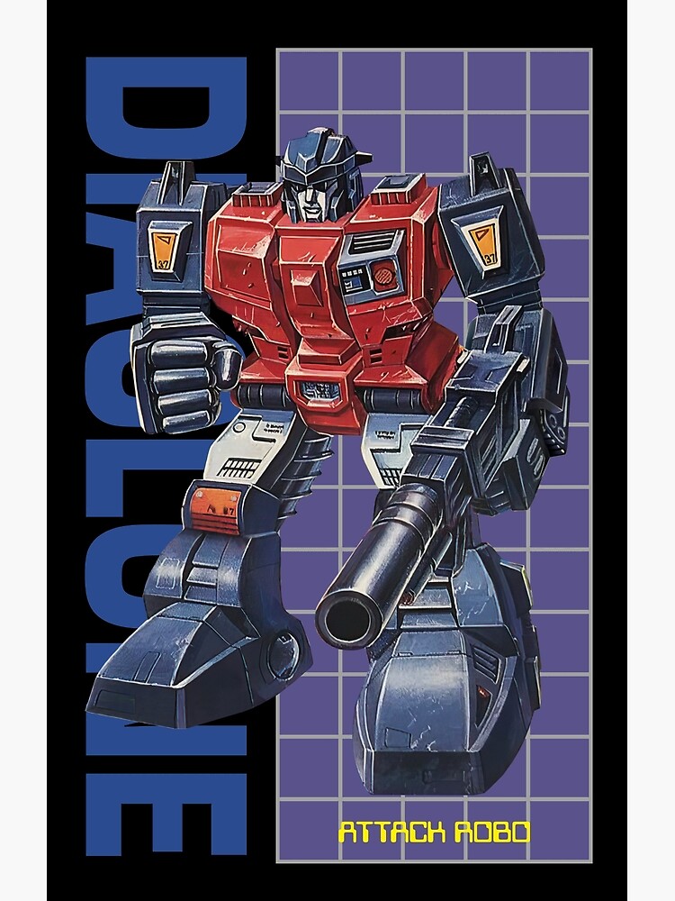 "Diaclone Twintwist " Poster for Sale by Draconis130 | Redbubble