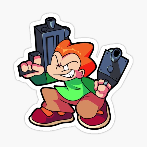"Pico fnf" Sticker for Sale by burgycreeper405 | Redbubble