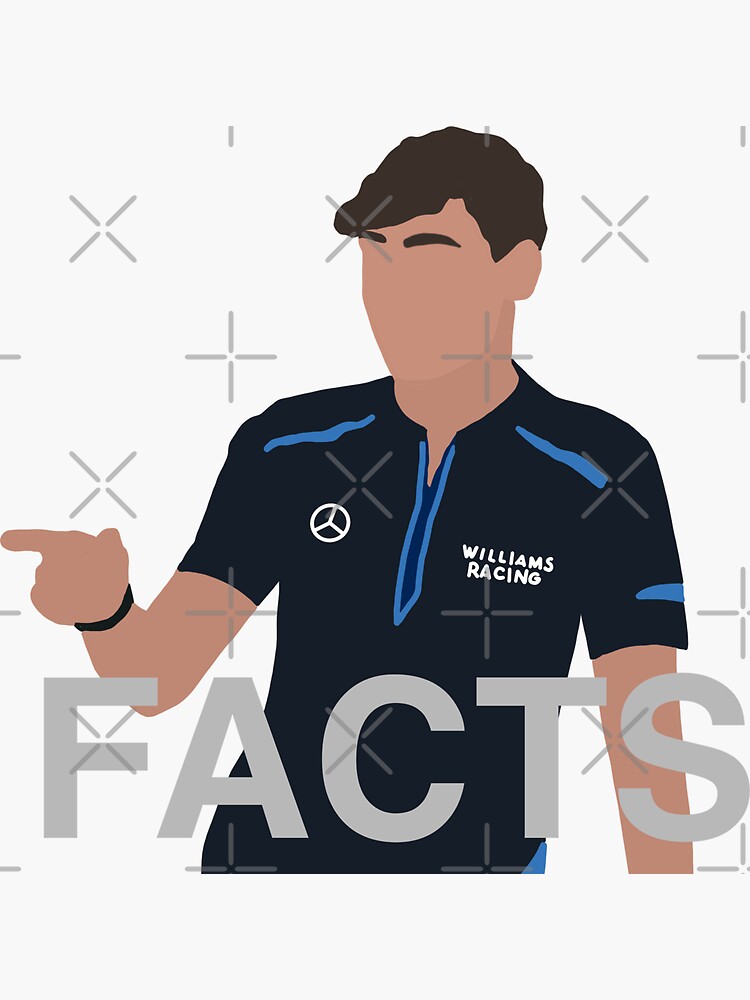 "George Russel Facts" Sticker by Matick | Redbubble