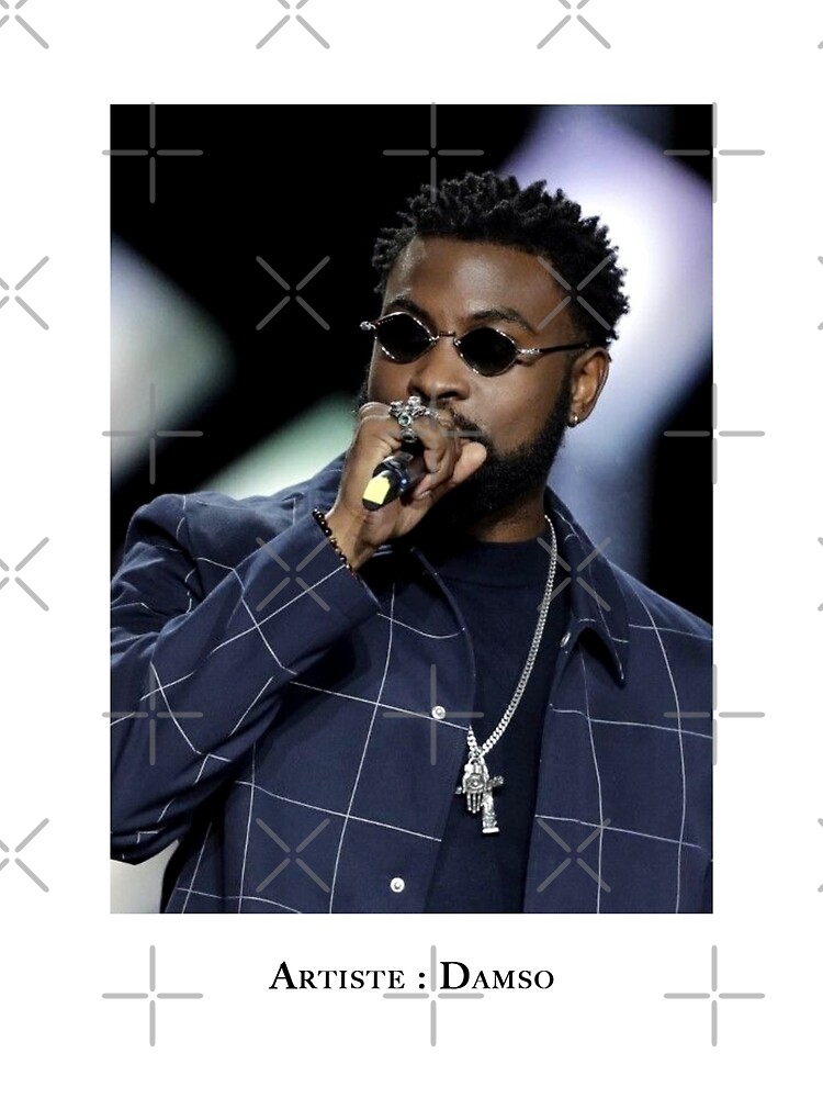 "Damso - Portrait show" Poster by CARLYXE | Redbubble