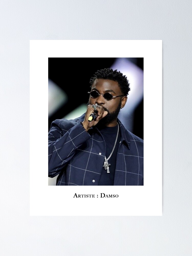 "Damso - Portrait show" Poster by CARLYXE | Redbubble