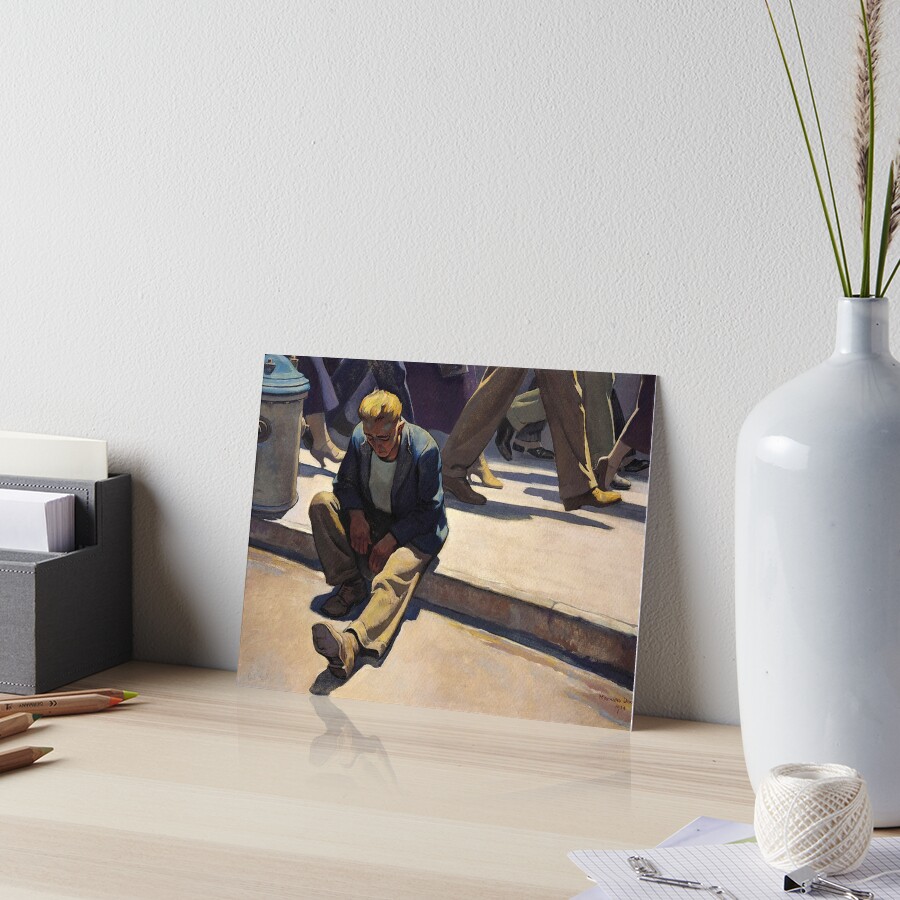 " Forgotten Man, 1934 by Maynard Dixon" Art Board Print for Sale by ...