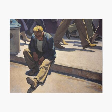 " Forgotten Man, 1934 by Maynard Dixon" Art Board Print for Sale by ...