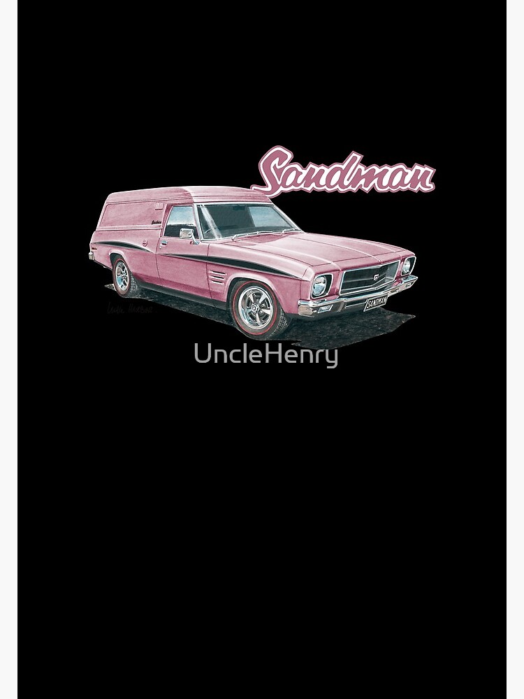 "Holden HQ Sandman Panel Van design" Poster by UncleHenry | Redbubble