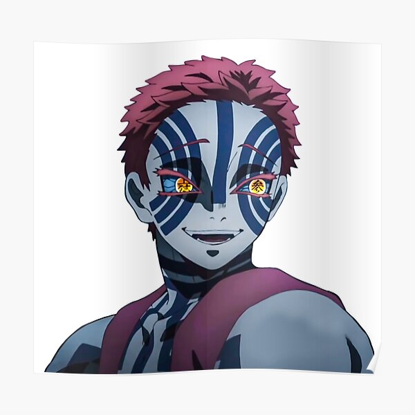 Kimetsu No Yaiba Akaza Posters | Redbubble