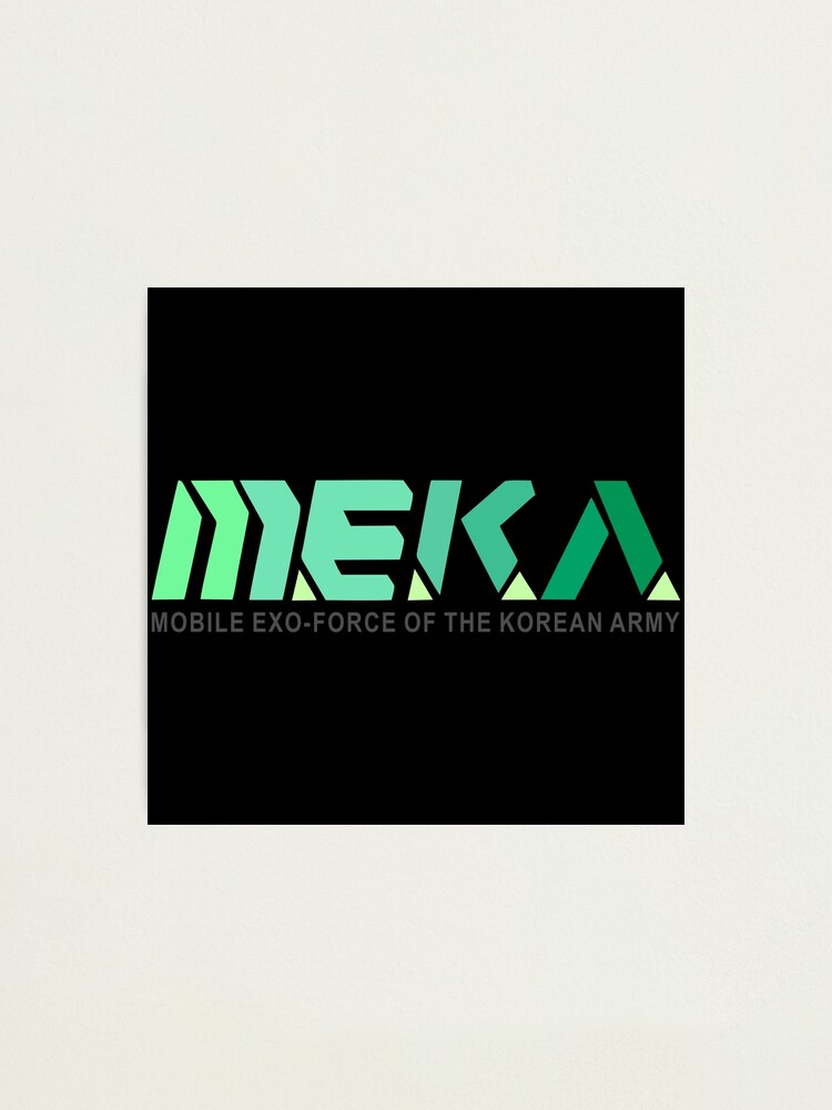 "Simple Meka Logo" Photographic Print by retata | Redbubble