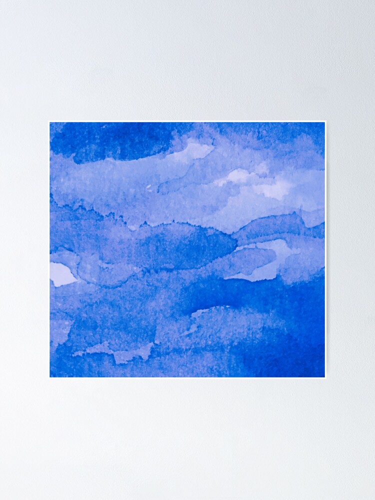 "watercolor colorful Blue Color" Poster for Sale by Jeanne626 | Redbubble