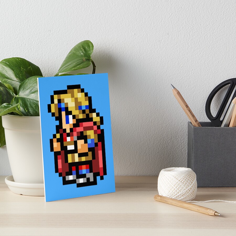"Final Fantasy II - Gordon Sprite" Art Board Print for Sale by ...