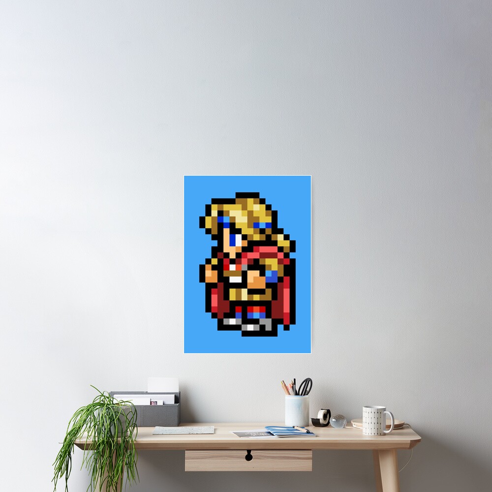 "Final Fantasy II - Gordon Sprite" Poster for Sale by SpriteZone ...