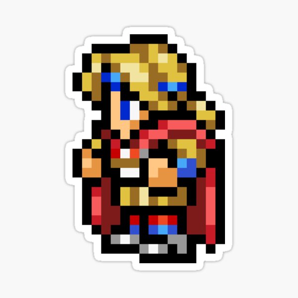 "Final Fantasy II - Gordon Sprite" Sticker for Sale by SpriteZone ...