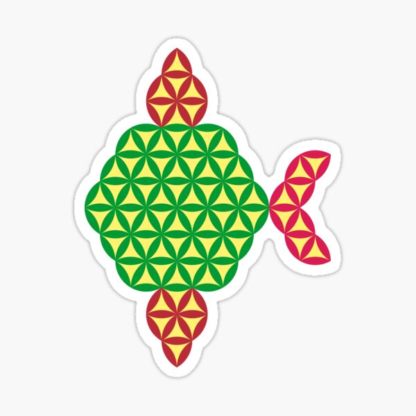 "The Fish Of Life - D05 " Sticker for Sale by podweb | Redbubble