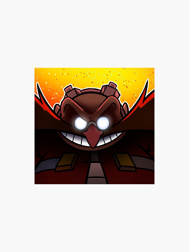 "Eggman Icon" Sticker for Sale by miitoons | Redbubble