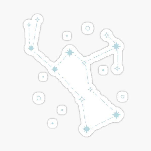 "Orion Constellation " Sticker for Sale by sophiedziovalas | Redbubble