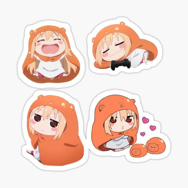 "Umaru chan stickers" Sticker for Sale by lenamacuka | Redbubble