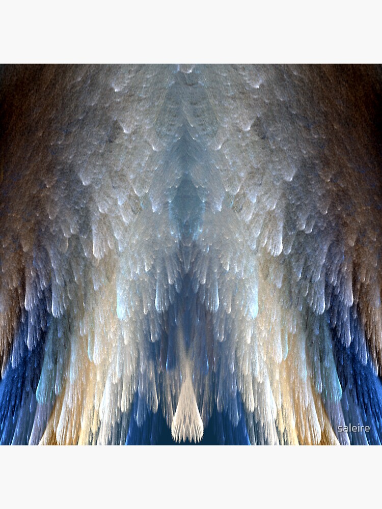 "Blue and Gold Angel Wings " Sticker by saleire | Redbubble