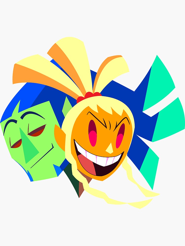 "No Straight Roads- Mayday & Zuke Icon" Sticker for Sale by miitoons ...