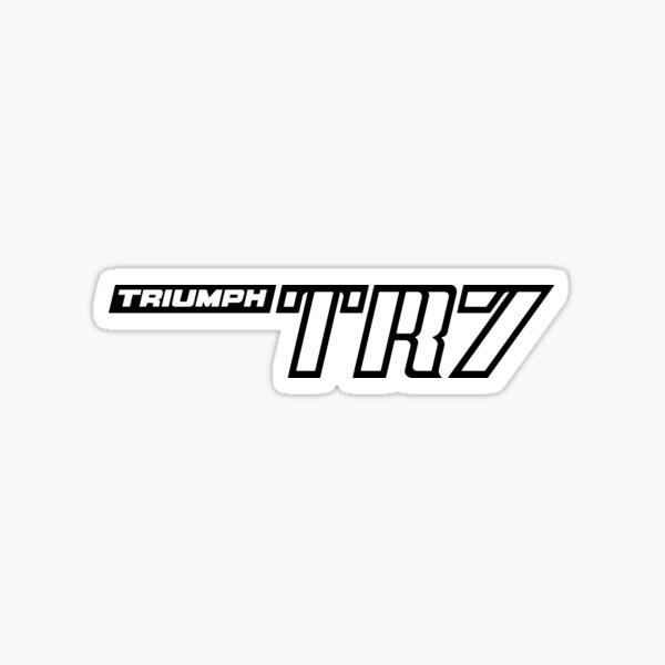 "Triumph TR7 Boot / Trunk Lid Graphic Recreation" Sticker for Sale by ...