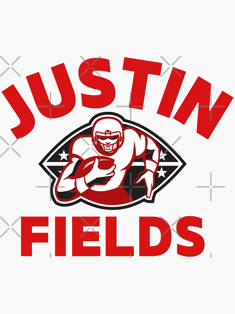 "JUSTIN FIELDS" Sticker for Sale by nevertheless- | Redbubble
