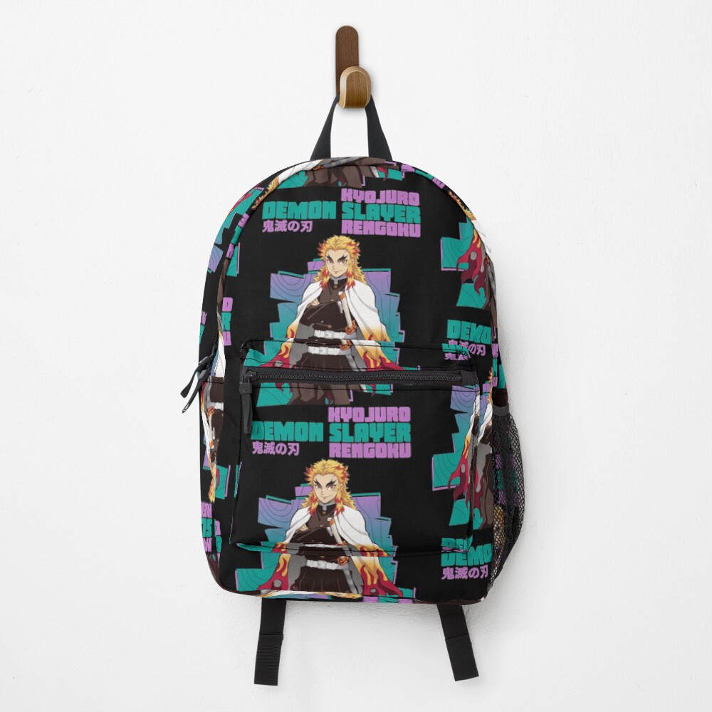 "Demon Slayer Kyojuro Rengoku Demon Slayer" Backpack by GoldenRoseTee ...