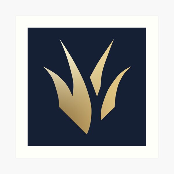 "Jungle Role Icon (Gold - Dark Blue BG)" Art Print by FilipeFerreira ...